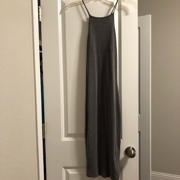 Charlotte Russe | Dresses | Charlotte Rusee Maxi Grey Bodycon Dress ...